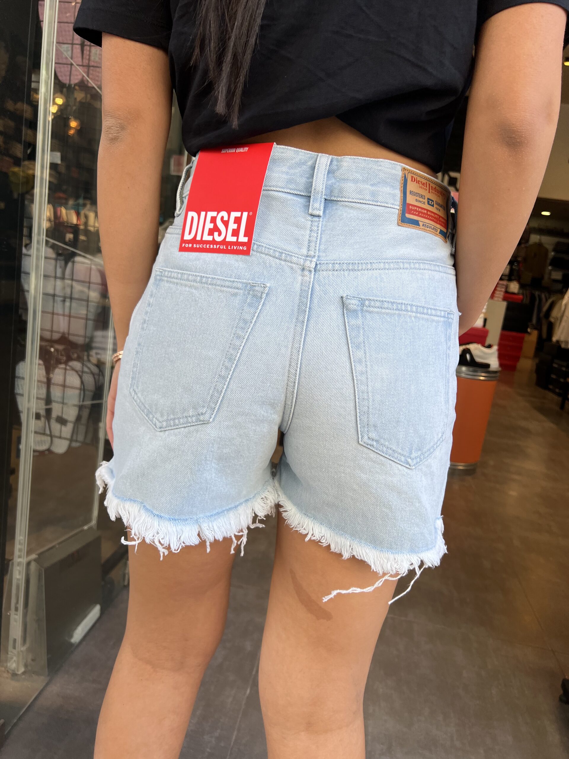 שורט ג׳ינס נשים DIESEL - Brook 36